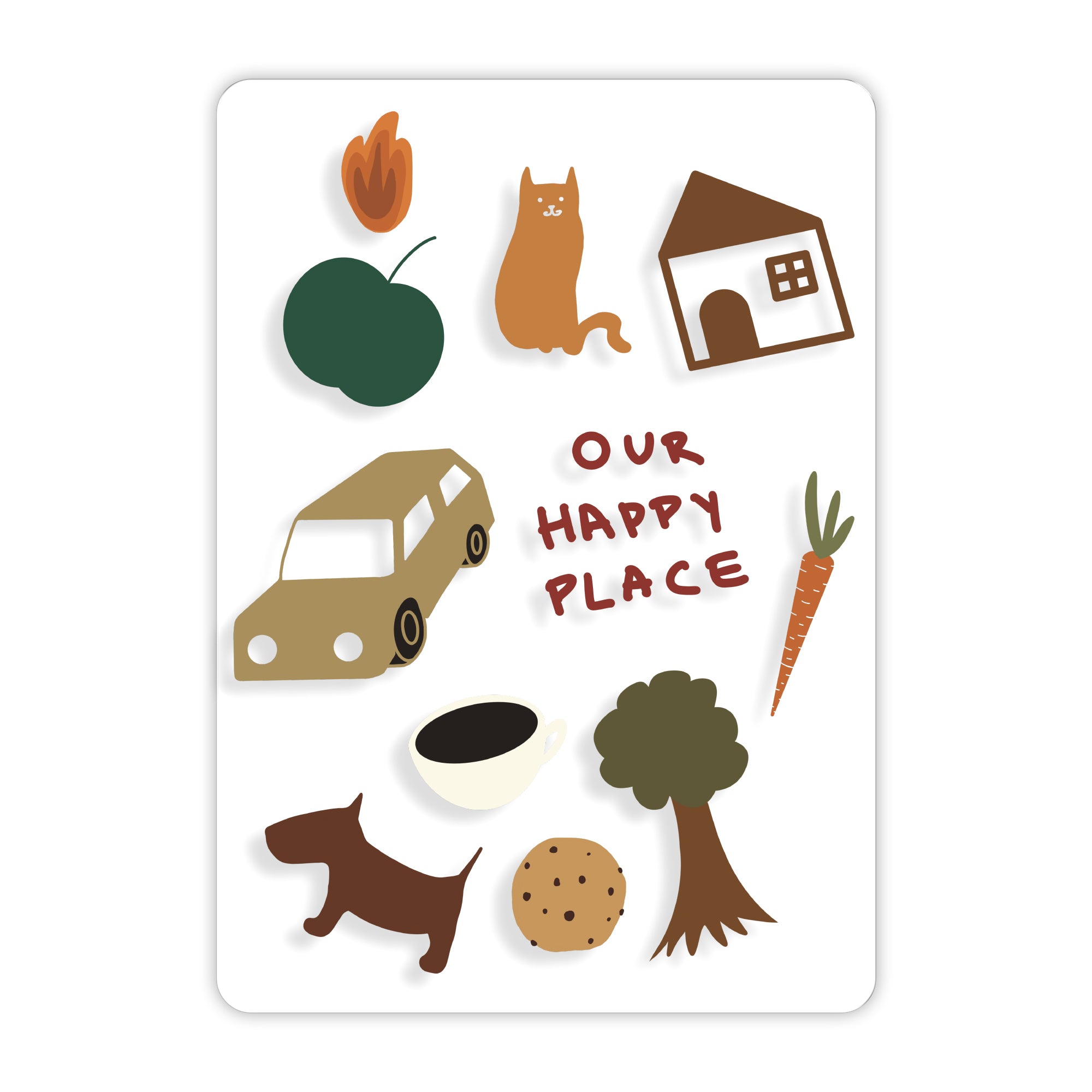 Our Happy Place Acrylic Poster – The Artist Cave