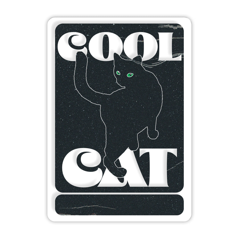 Cool Cat Acrylic Poster – The Artist Cave