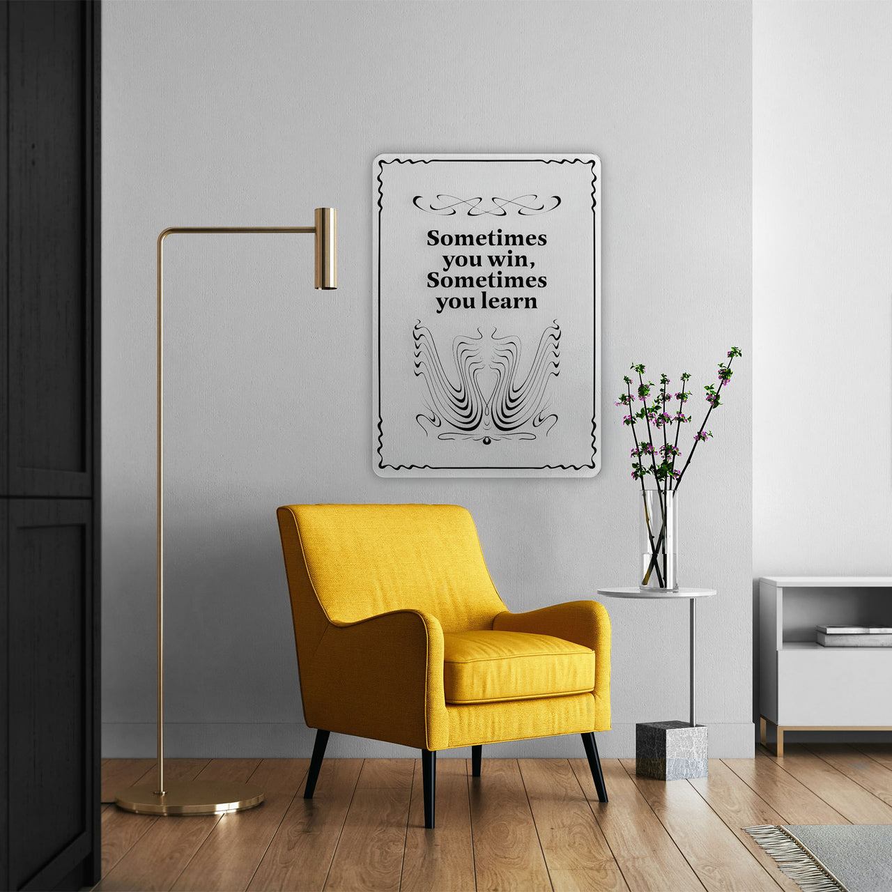 Sometimes You Win Acrylic Poster – The Artist Cave