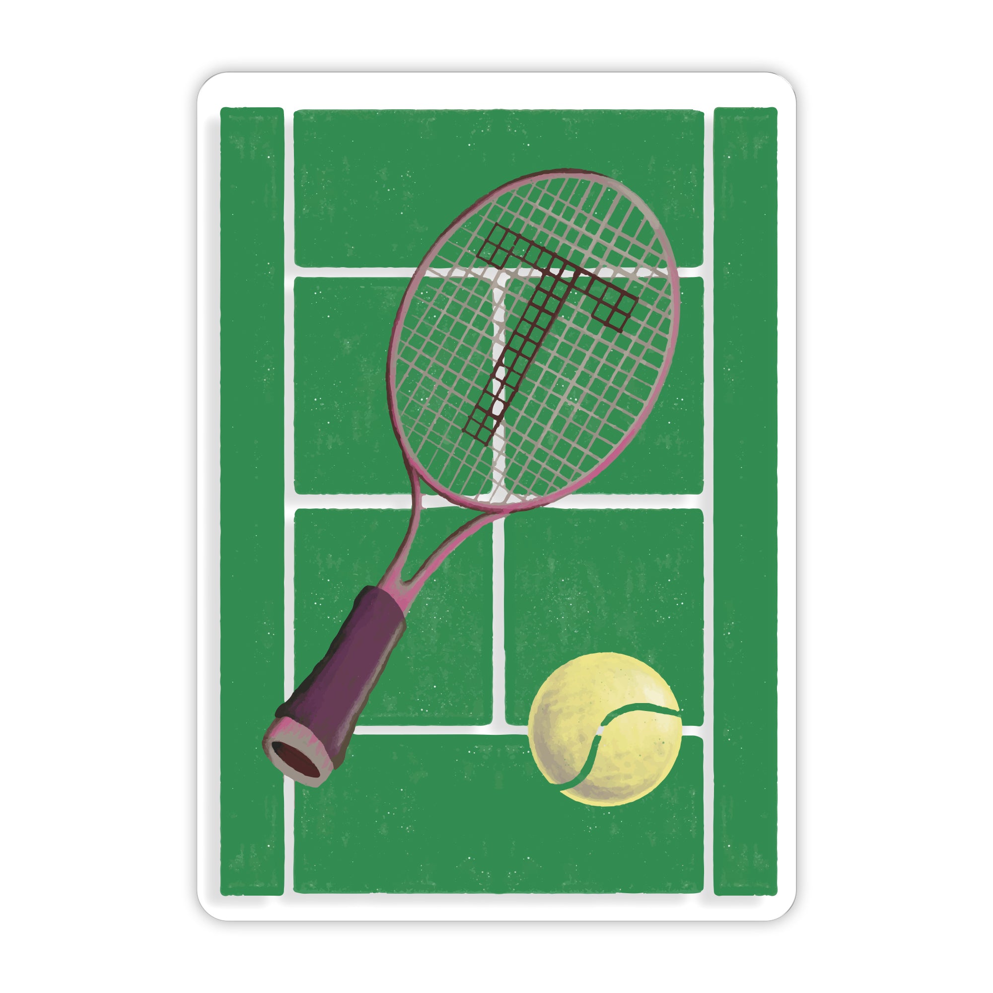 Tennis Acrylic Poster – The Artist Cave